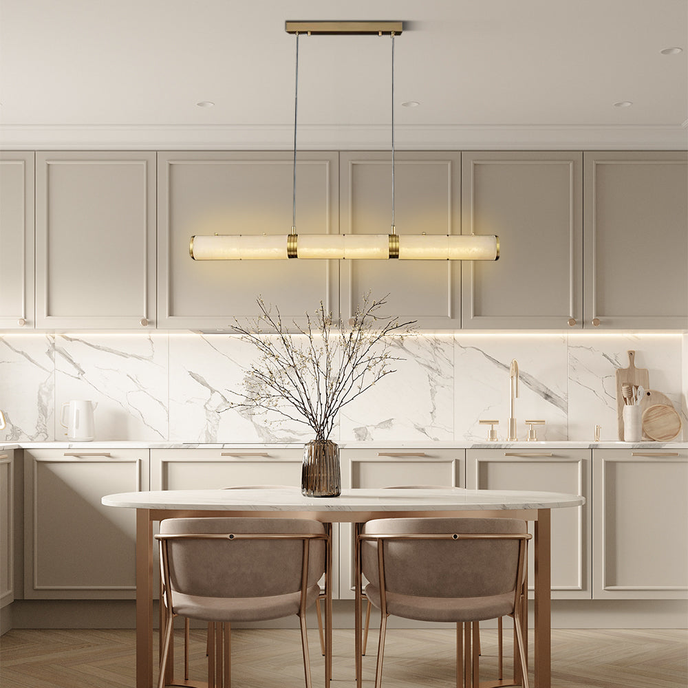 Culoud Modern Linear Alabaster Chandelier pendant chandelier modern ...