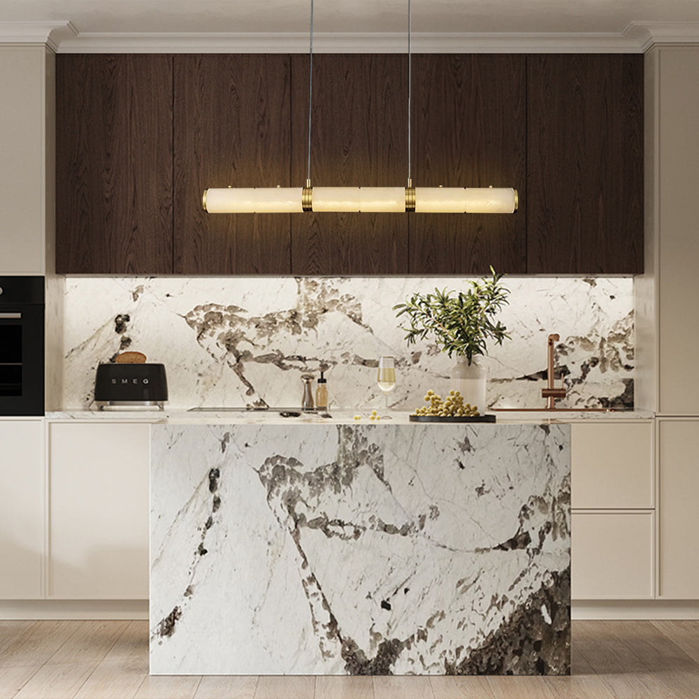 Culoud Modern Linear Alabaster Chandelier pendant chandelier modern ...